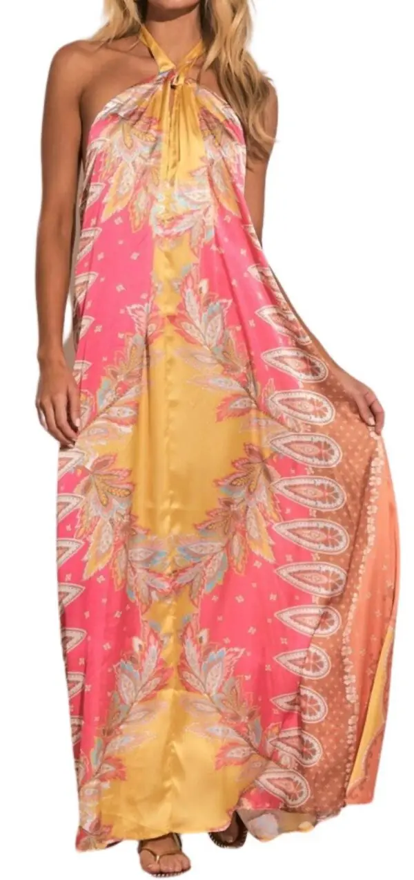 Elan - MAXI TULLE TANK DRESS