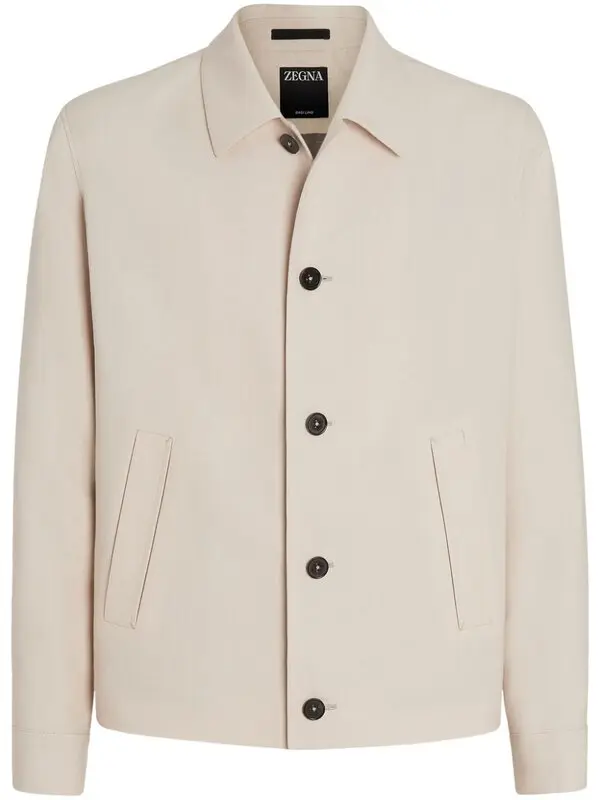 Zegna Chore Linen Shirt Jacket