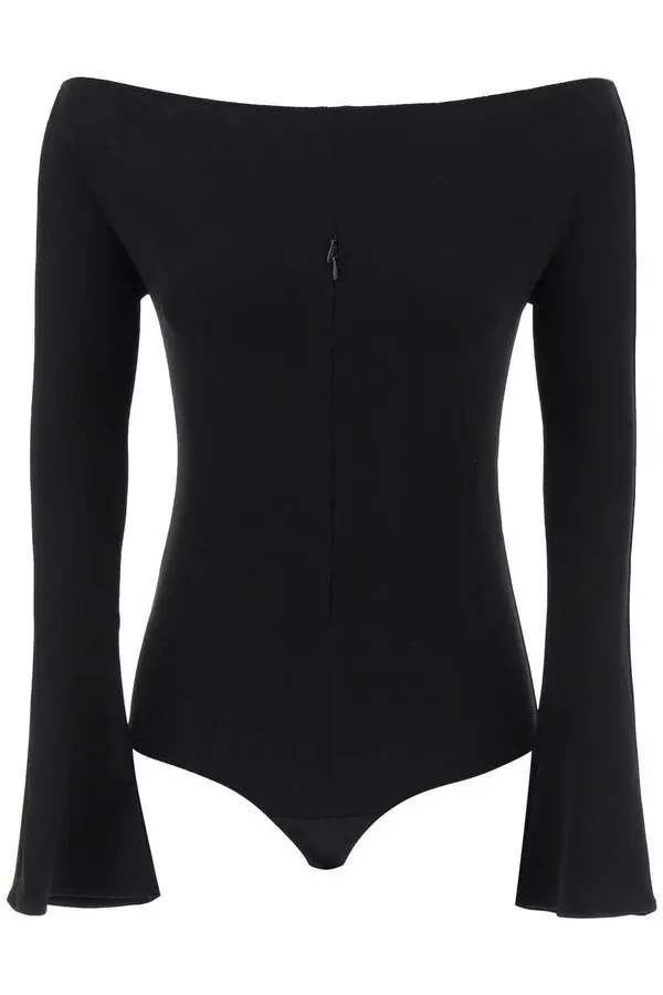Courreges Invisible Front Zip Bodycon Dress In Black - 38% Off |  Editorialist