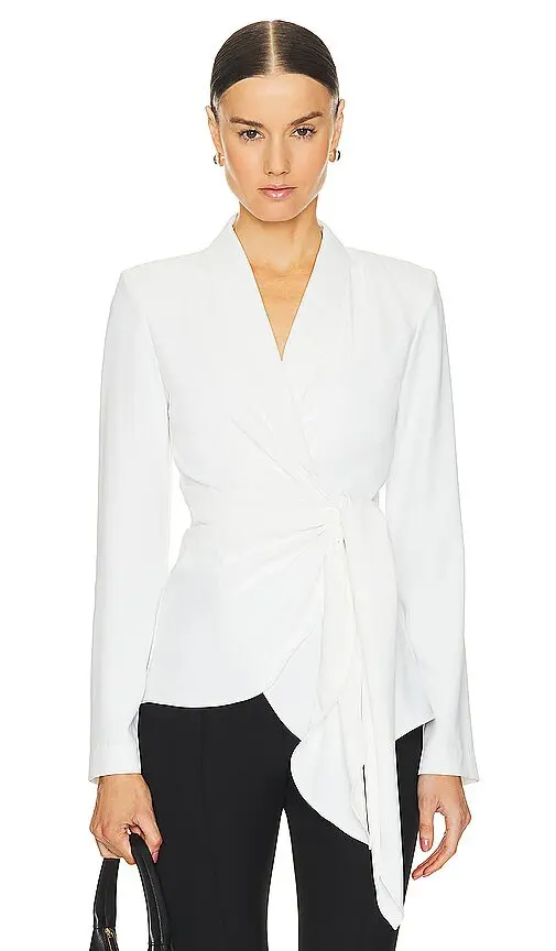 Amanda Uprichard Vera Blazer - Ivory