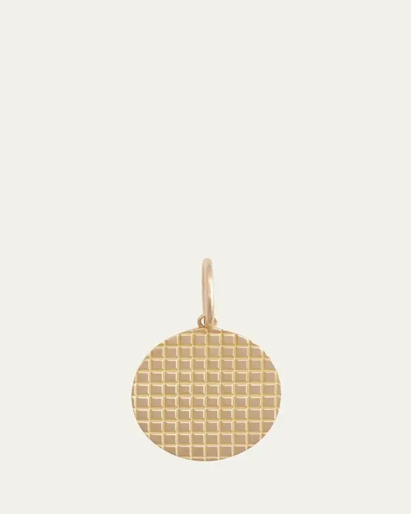 SHERMAN FIELD, 1967 18k Gold Pyramid Medallion Pendant