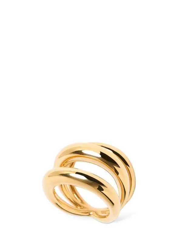 Charlotte Chesnais Bague Echo Vermeil Ring - Gold | Editorialist