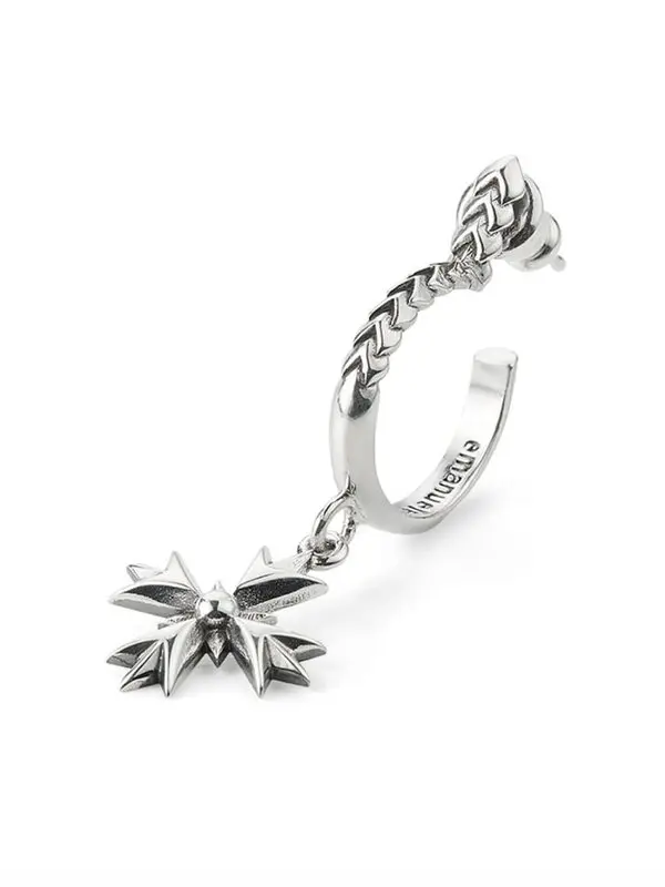 Emanuele Bicocchi Crest Hoop Earring