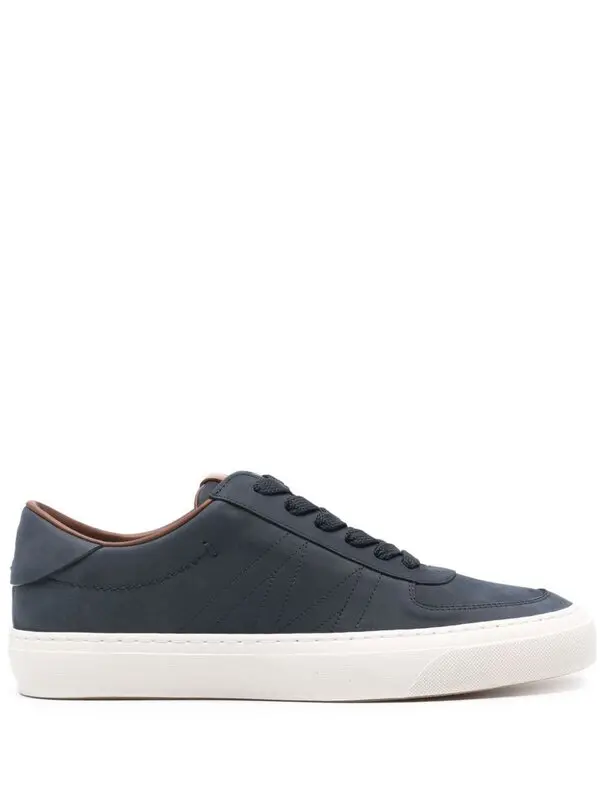 Moncler Monclub Leather Sneakers - Blue