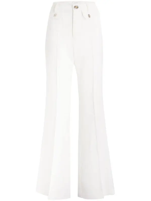 Giambattista Valli Flared Wool Trousers