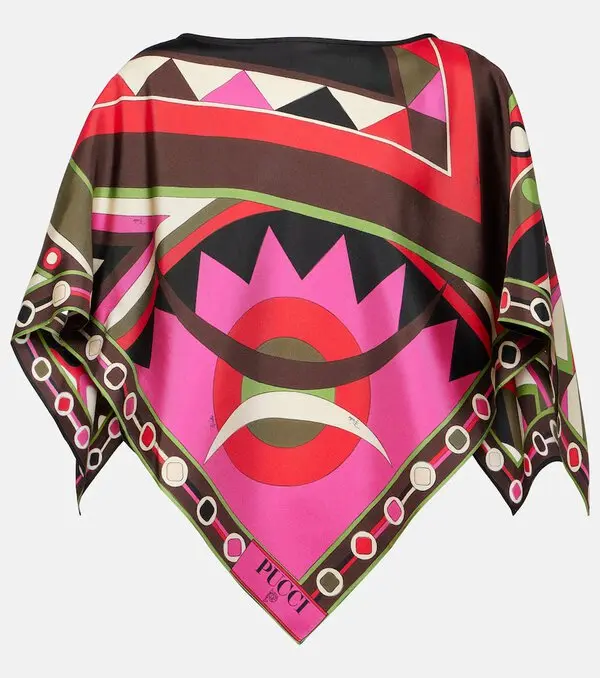 Emilio Pucci Vivara Silk Top - Multicoloured