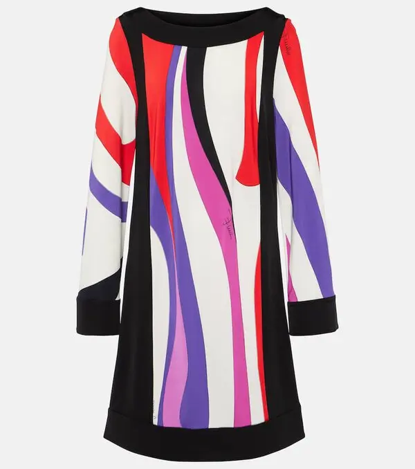 Emilio Pucci Marmo Minidress - Multicoloured