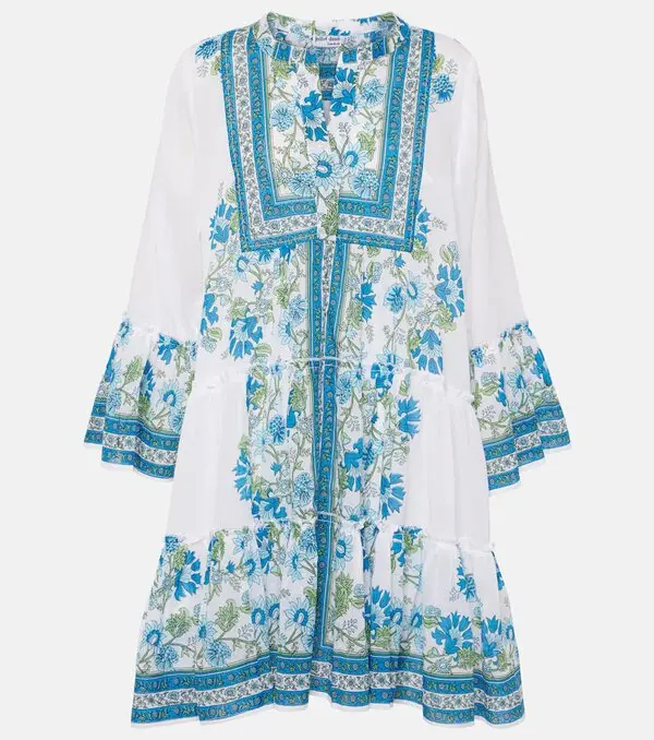 white christmas dresses Juliet Dunn | Poplin Floral Mini Dress –