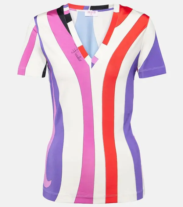 Emilio Pucci Marmo T-shirt - Multicoloured