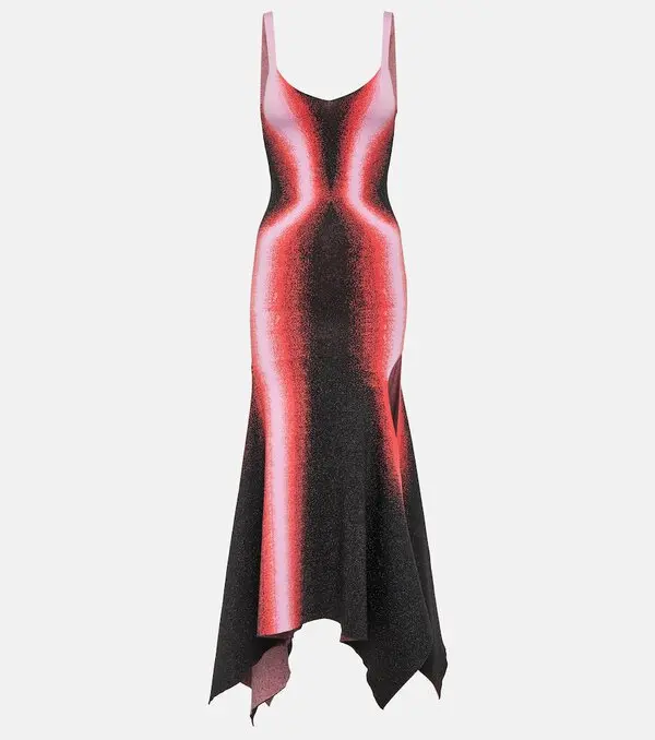 Y/project Printed Knitted Midi Dress