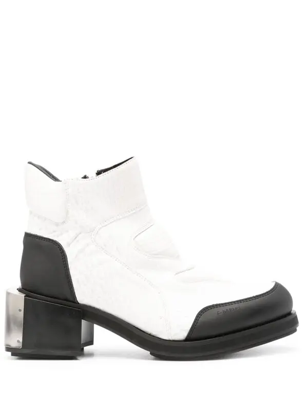 GMBH Baris 70mm Embossed Boots - White
