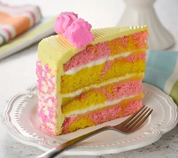 DAVID'S COOKIES 7.75 Lb Zebra Or Pink Lemonade Layered Cake