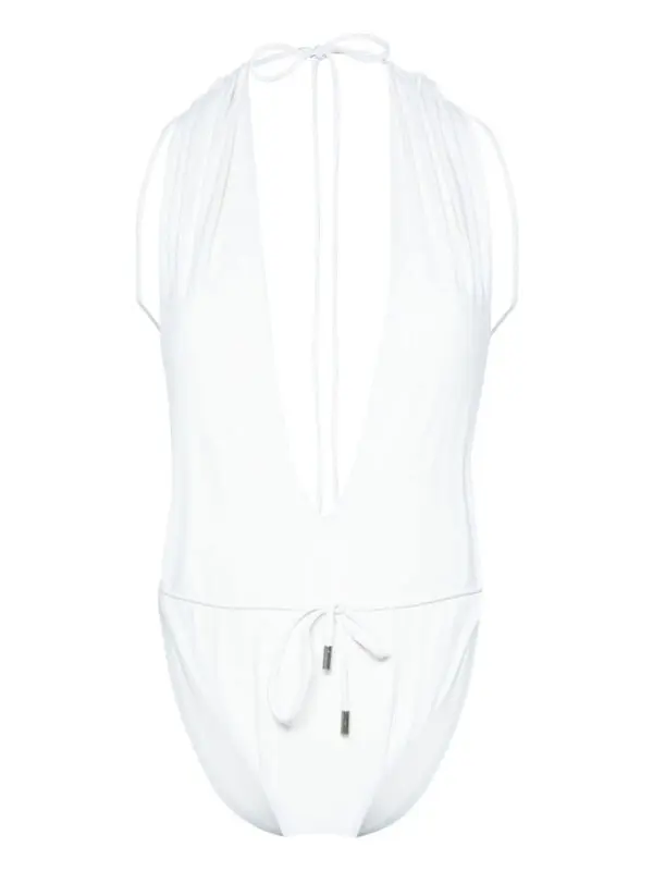 Saint Laurent V-neck Backless One-piece
