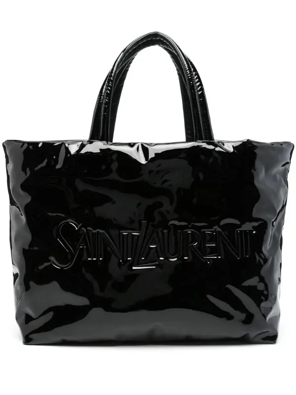 Saint Laurent Logo-debossed Tote Bag