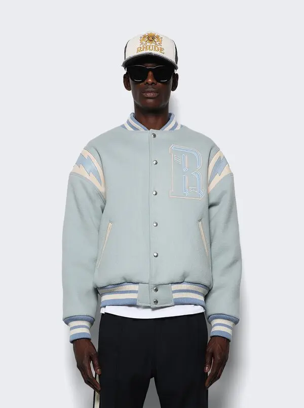 Rhude Lighting Varsity Jacket