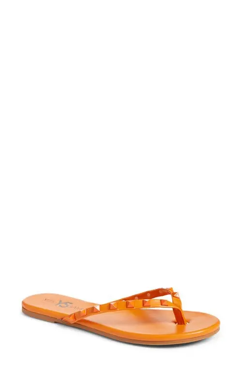 Yosi Samra Rivington Flip Flop - Apricot Studs