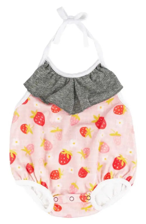 MIKI MIETTE Star Halter Bubble Romper