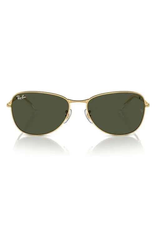 Ray-ban 59mm Polarized Pilot Sunglasses