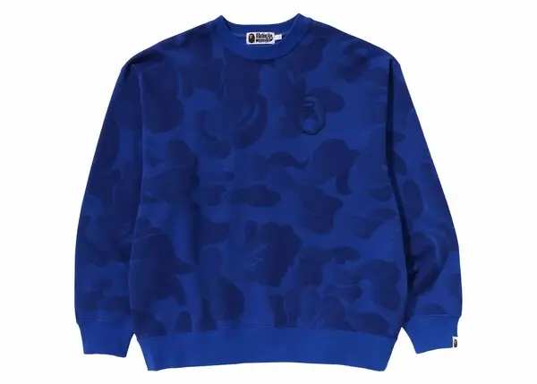 BAPE Ink Camo Ape Head Badge Crewneck Sweatshirt