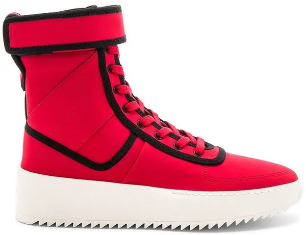 Fear Of God Military Sneaker - Red/black/bone