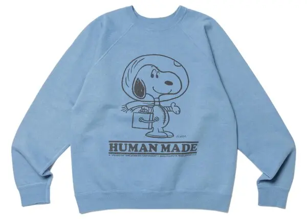 HUMAN MADE X Peanuts #1 Snoopy Sweatshirt - Blue