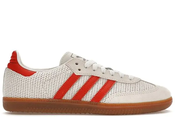 Adidas Samba Og Sneakers - Crystal White/preloved Red/gum