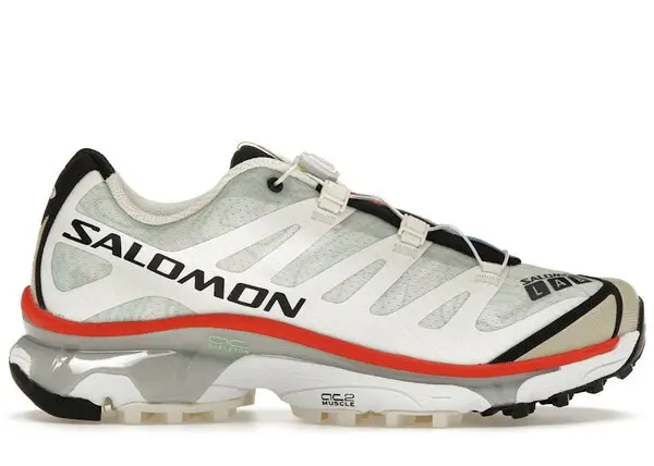 SALOMON Xt-4 Og Topography Sneakers - Vanilla Ice/white Aurora/red