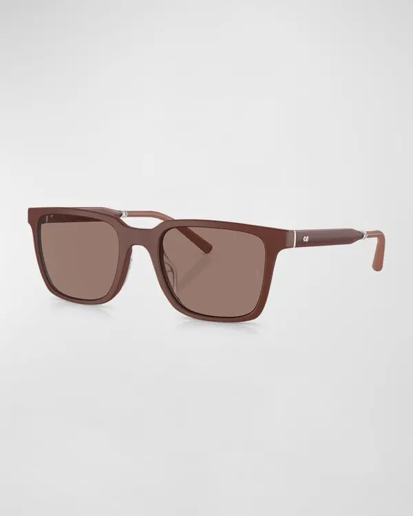 OLIVER PEOPLES X FEDERER Rectangle Sunglasses - Matte Red