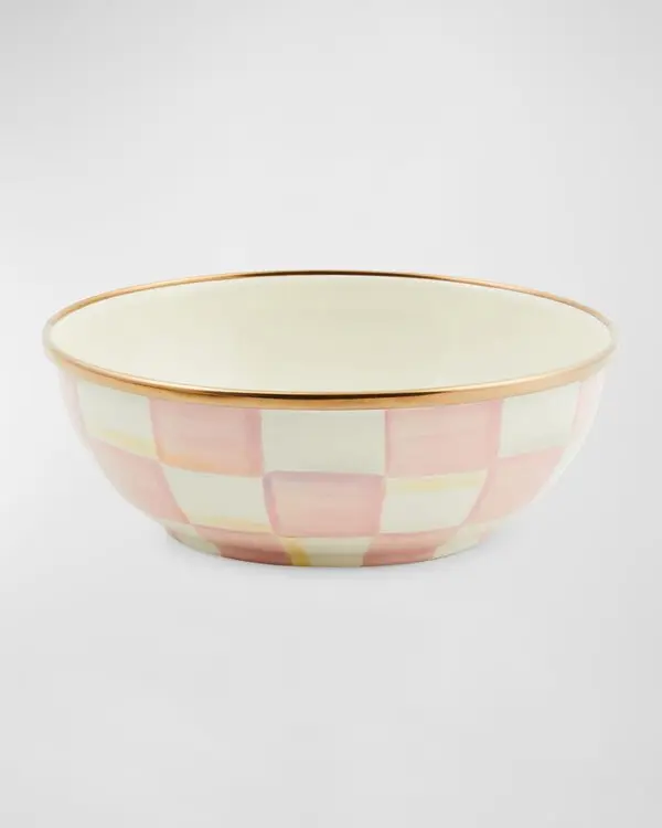 MACKENZIE-CHILDS Rosy Check Everyday Bowl - One-color