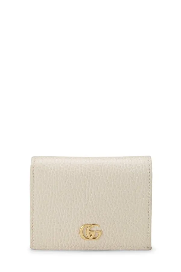 Gucci Leather Gg Card Case