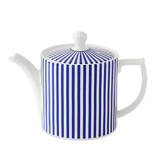 Spode Italian Steccato Teapot Blue Editorialist