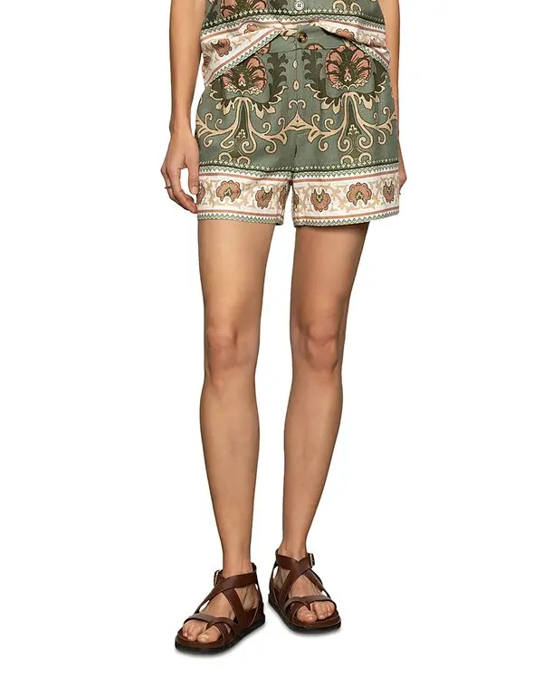 Sanctuary High Rise Shorts - Mezzo Sage