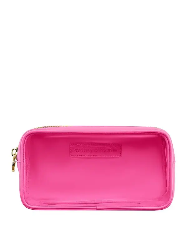 Stoney Clover Lane Clear Front Small Nylon Pouch - Bubblegum