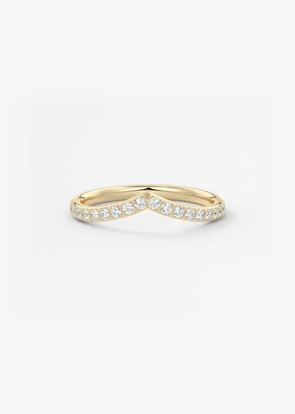 FRANK DARLING Peaked Pavé Diamond Eternity Ring