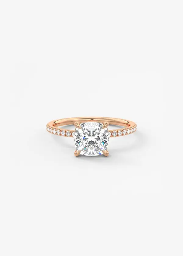 FRANK DARLING Harper Pavé Cushion Ring