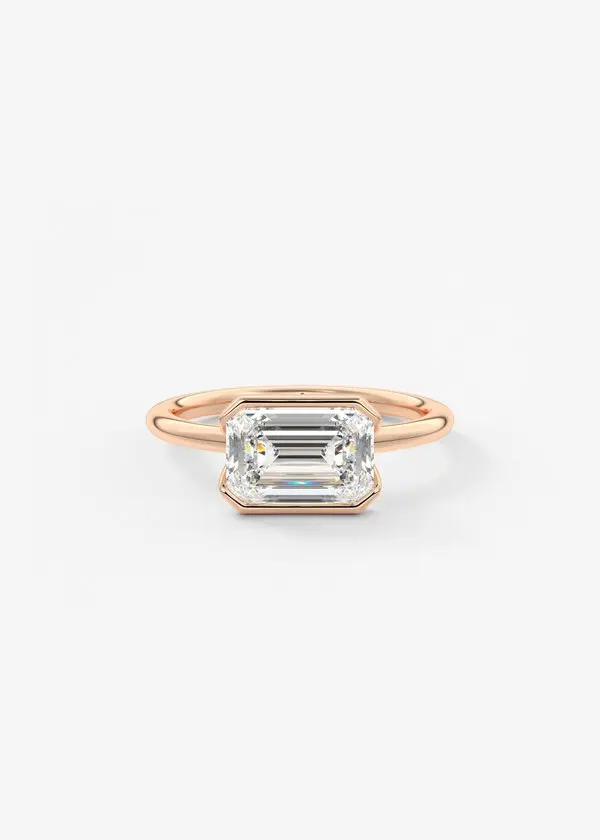 FRANK DARLING The Clutch E.w. Emerald Cut Engagement Ring
