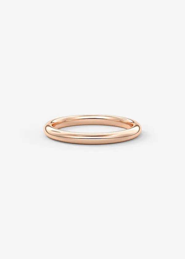 FRANK DARLING 2mm Round Wedding Band