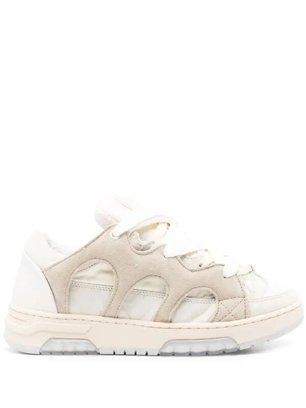 PAURA Logo-debossed Low-top Sneakers