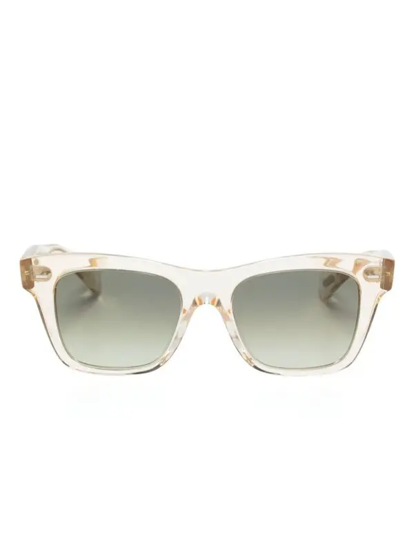 Oliver Spencer Ms. Oliver Square-frame Sunglasses - Neutrals