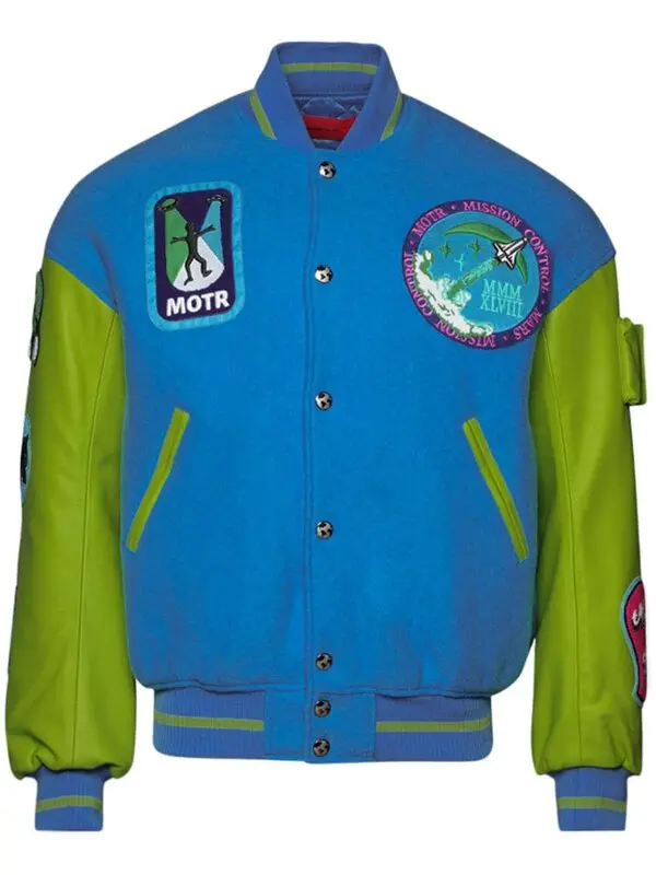 MEMBERS OF THE RAGE Varsity 1 Logo-embroidered Jacket