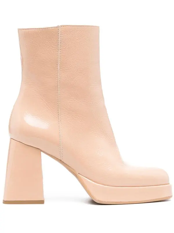 VAMSKO 90mm Doris Patent Leather Boots