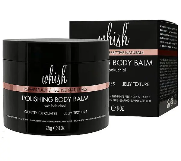 Whish Polishing Body Balm With Bakuchiol, 8 Oz