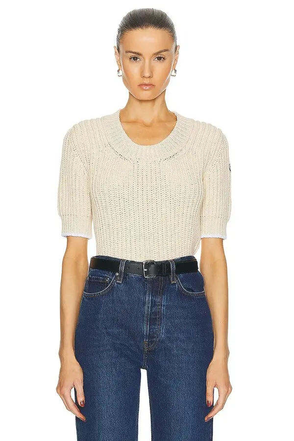 Moncler Crew Neck Heavyweight Knit Sweater