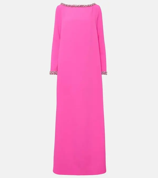 Safiyaa Naimal Embellished Gown - Pink