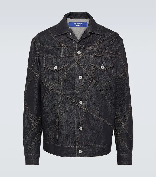 Junya Watanabe Embroidered Denim Trucker Jacket