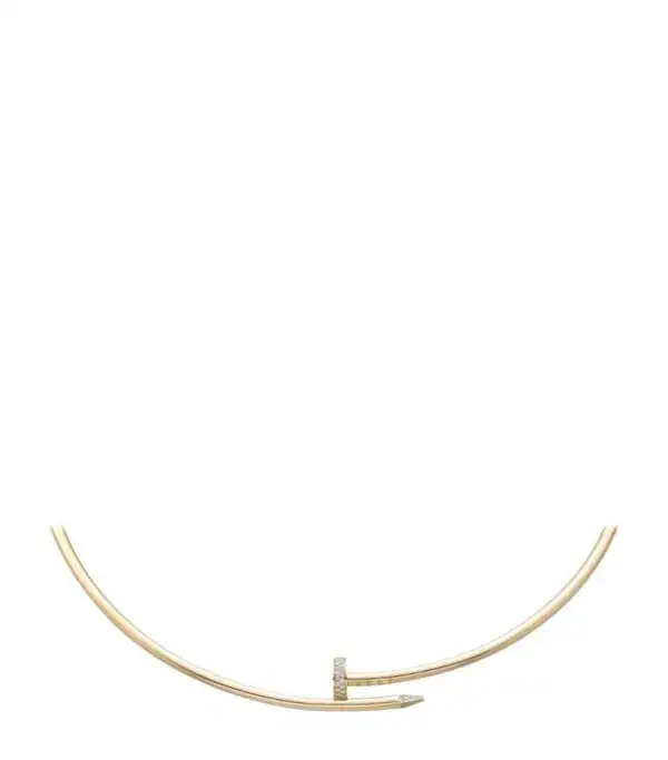 Cartier Yellow And Diamond Juste Un Clou Necklace Gold