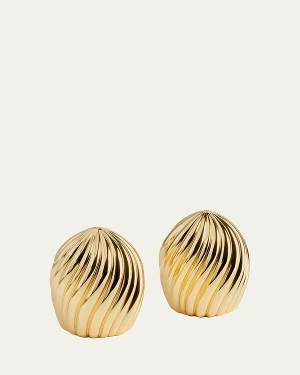 L'Objet Gold-tone Ripple Spice Jewels Set Of 2 - No Color