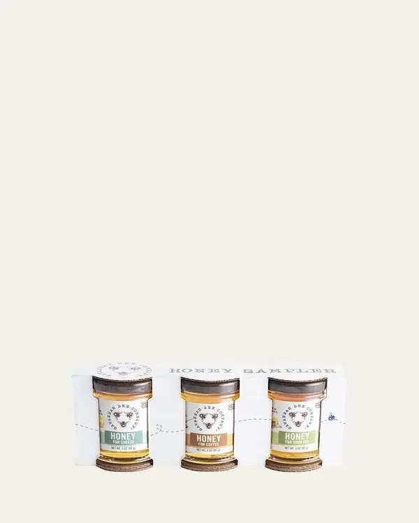 SAVANNAH BEE COMPANY Everyday Honey Sampler, 3 X 3 Oz