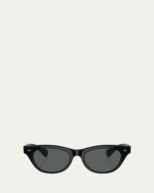 Oliver Spencer Avelin Butterfly Sunglasses - Black