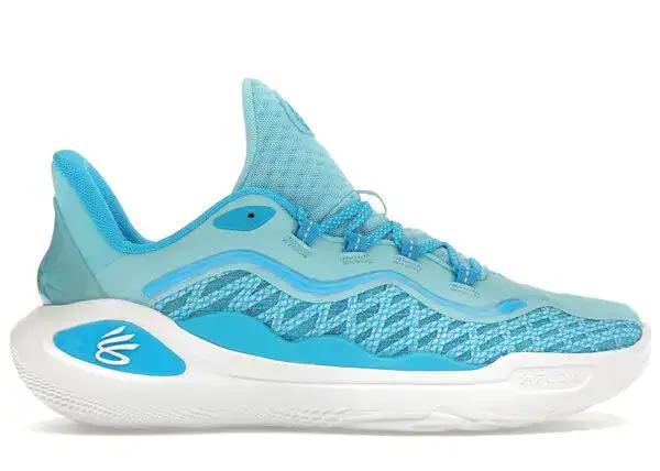 Under Armour Curry Mouthguardin Sneakers Blue/White Editorialist